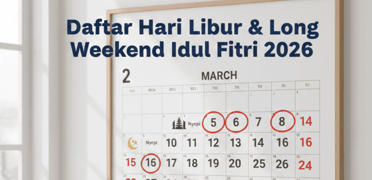 Daftar Hari Libur & Long Weekend Idul Fitri 2026 | Scuto Indonesia