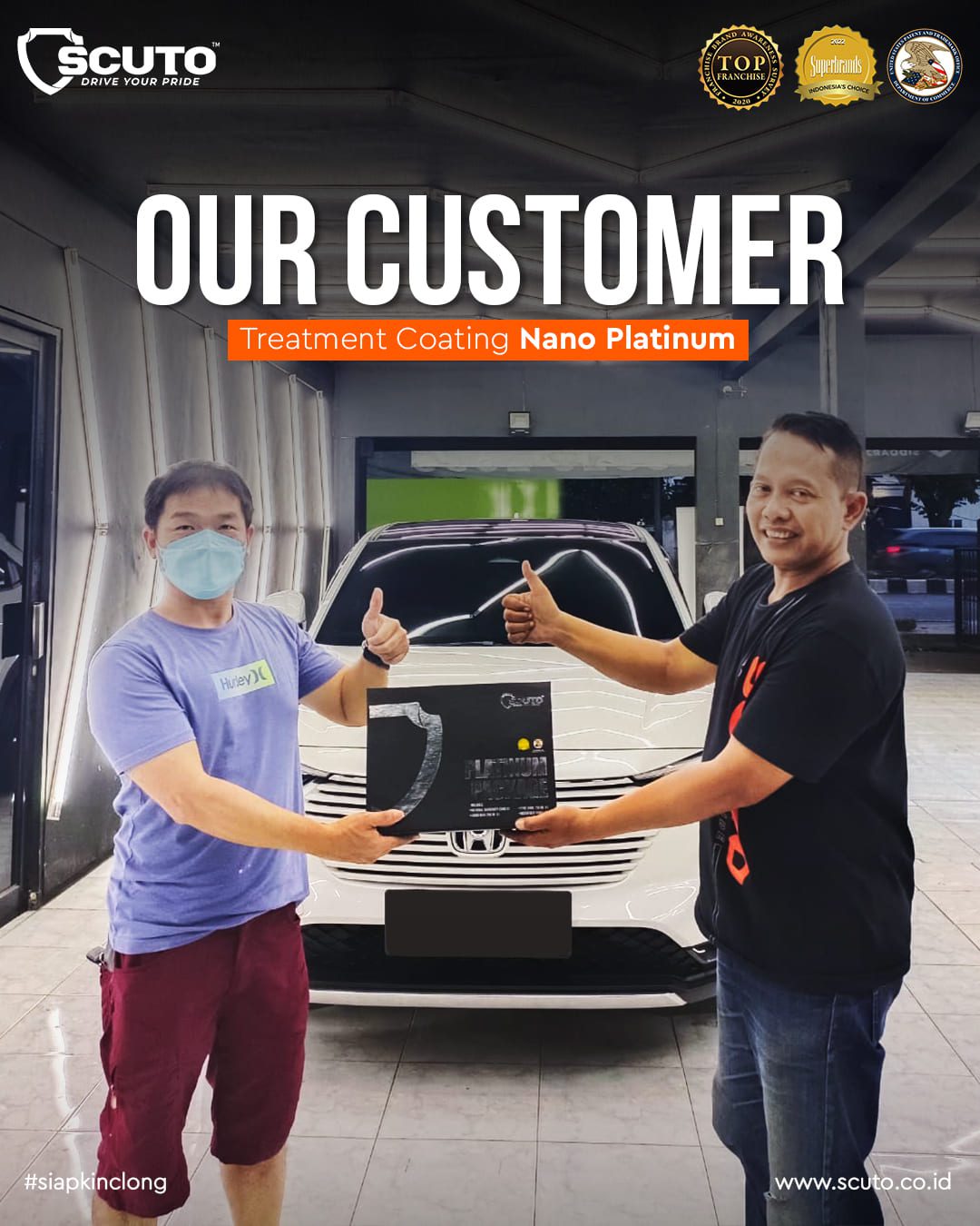 Tempat Nano Ceramic Coating Terbaik di Indonesia? Adalah Scuto