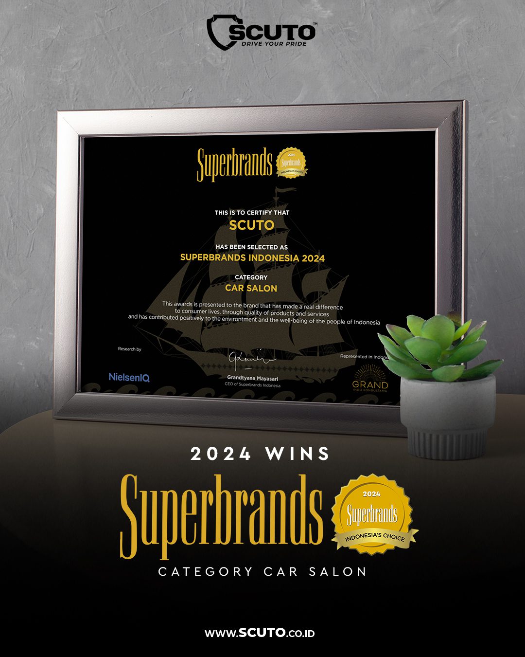 Scuto Indonesia Kembali Raih Penghargaan Superbrands 2024